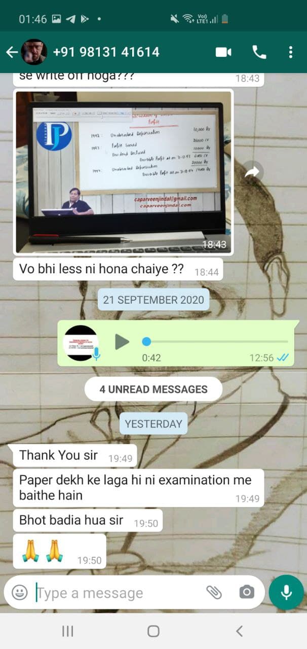 Testimonials | CA Parveen Jindal